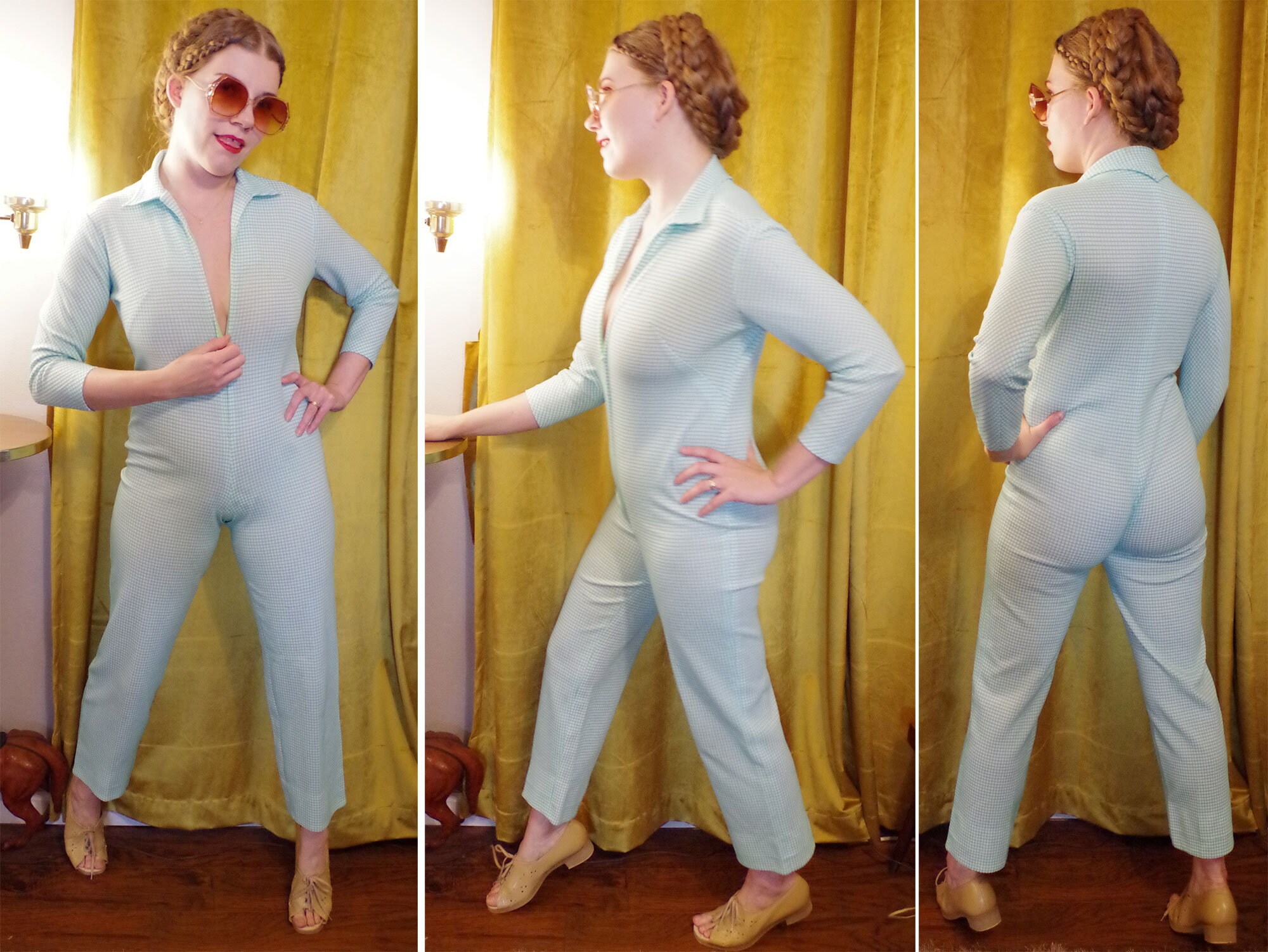 Groove THANG 1960's 70's SEXY Vintage Light Aqua - Etsy