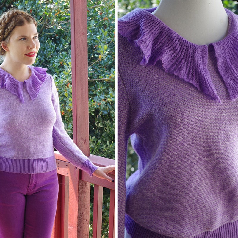 Light Purple Sweater - Etsy