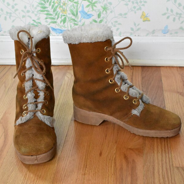Fuzzy Boots - Etsy