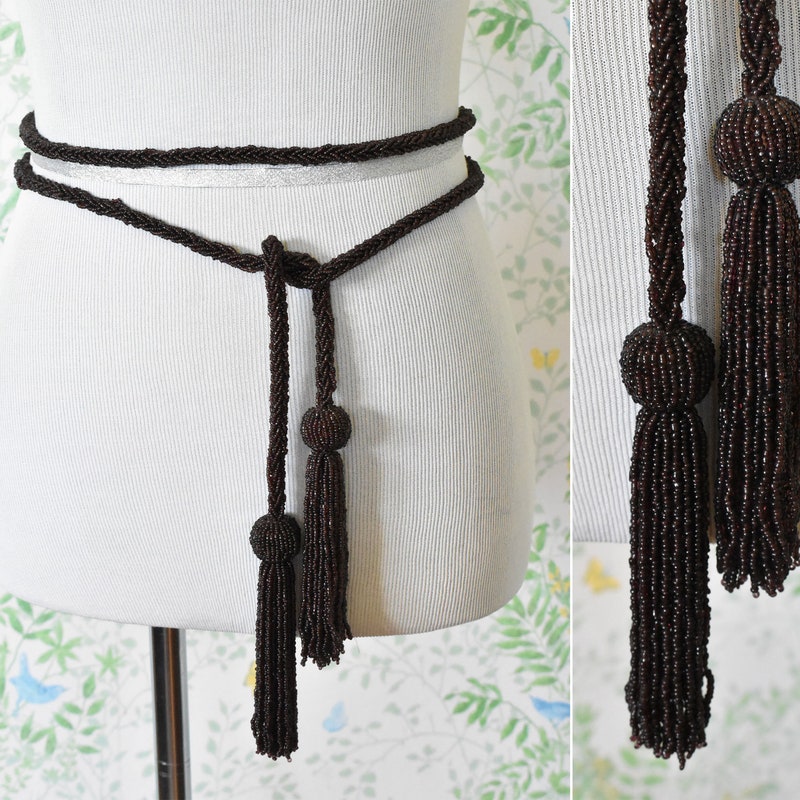 Leather Tie Belt - Etsy