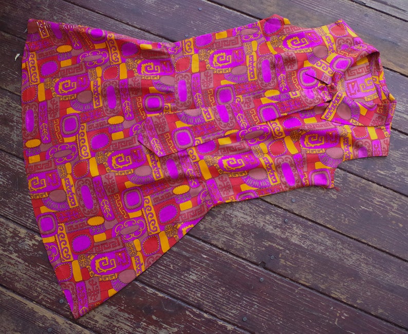 WONKA 1960's 70's Vintage MOD Gogo Bright Purple Red - Etsy