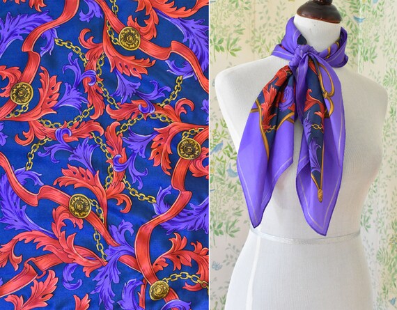 ITALIAN Filigree 1980's 90's Ladies Vintage Deep Purp… - Gem