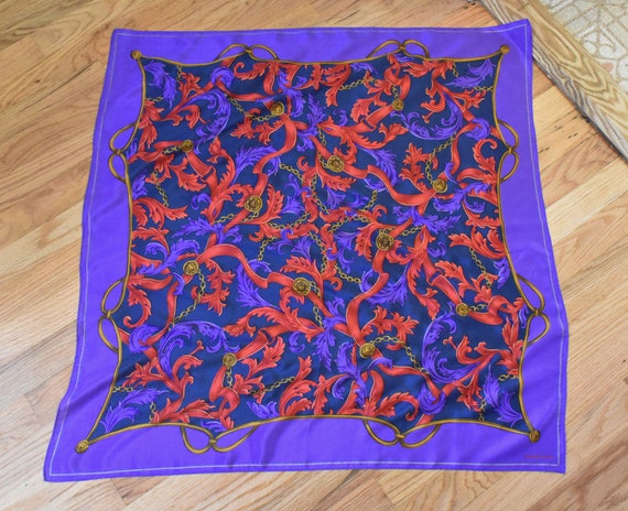 ITALIAN Filigree 1980's 90's Ladies Vintage Deep Purp… - Gem