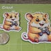 Gamer Hamster Sticker A | Hamster Sticker | Animal Sticker | Waterproof ...