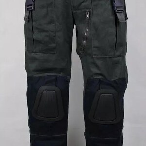Bane Dark Knight Rises Combat Military Green Cotton Pants Cosplay ...