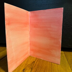 Hand Painted Floating Hearts Card - Etsy