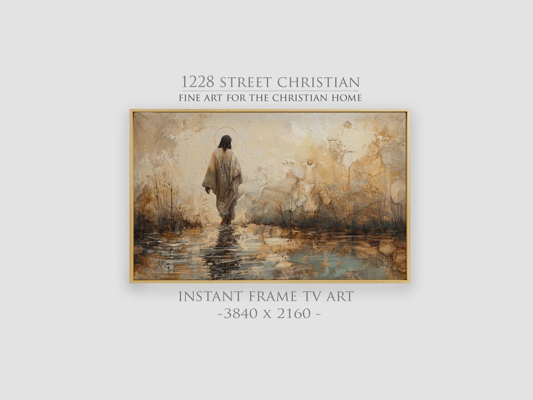 Jesus Christ Frame TV Art: Christian Faith (digital Download) - Etsy