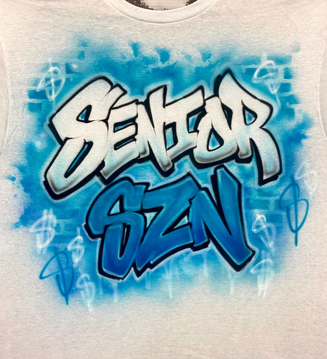 Airbrush Graffiti Block Name Design - Etsy