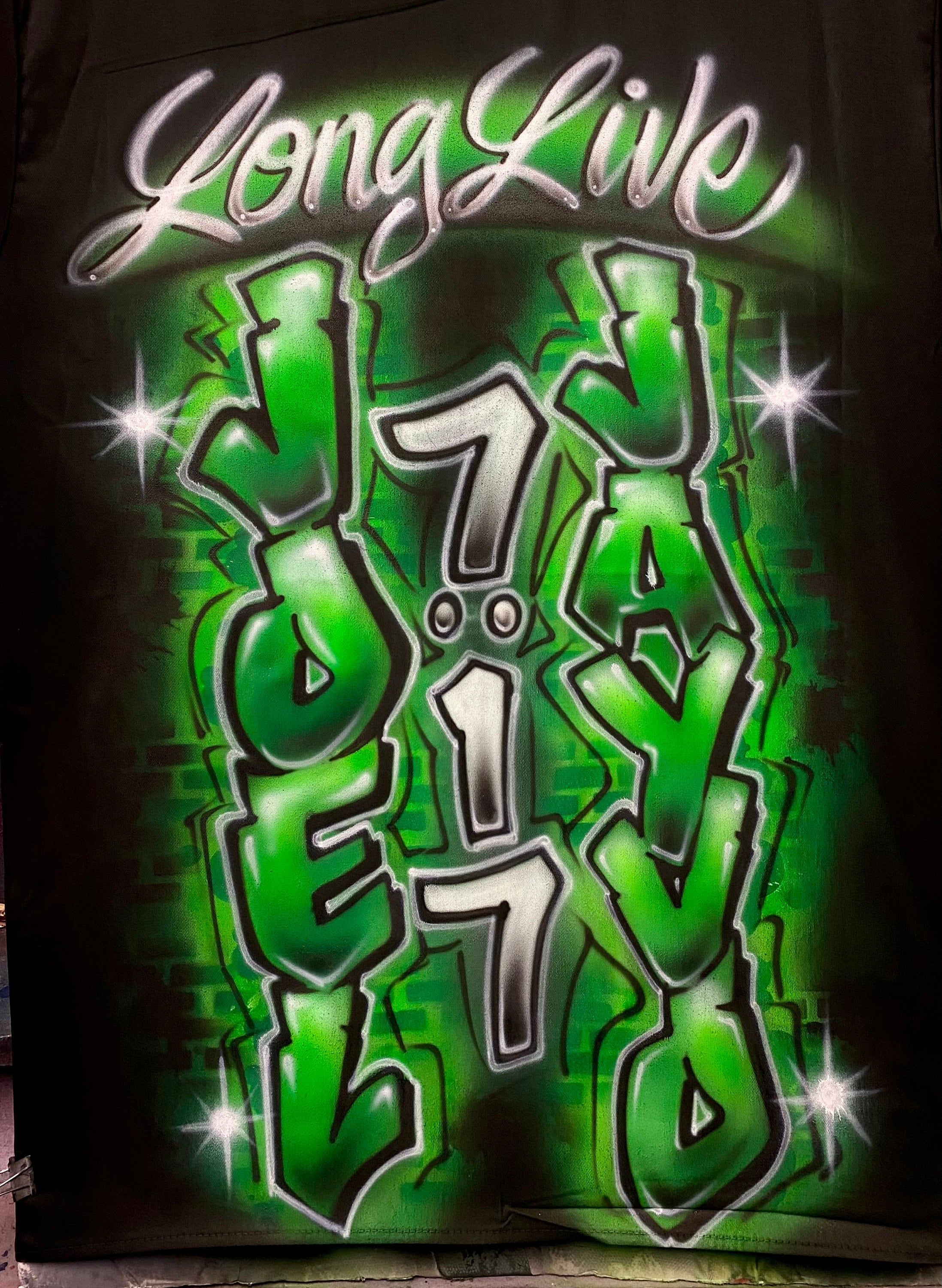 Airbrush Long Live Memorial Shirt Design - Etsy
