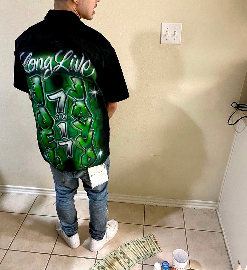 Airbrush Long Live Memorial Shirt Design - Etsy