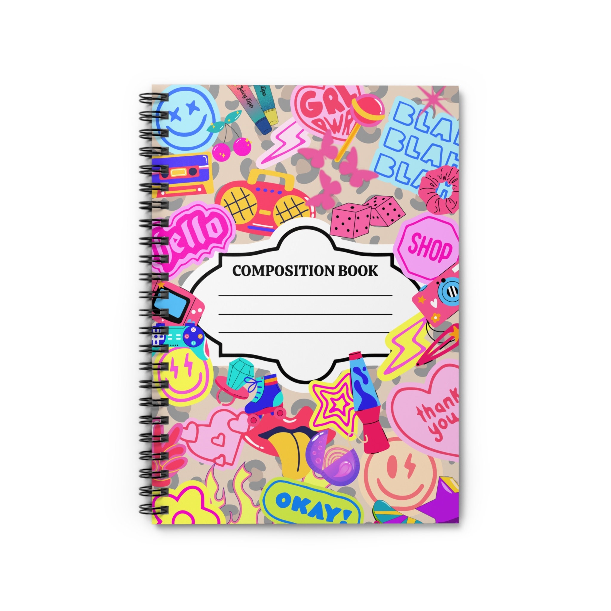 Y2K JOURNAL NOTEBOOK: A Nostalgic Journey Through the 2000s, Themed ...