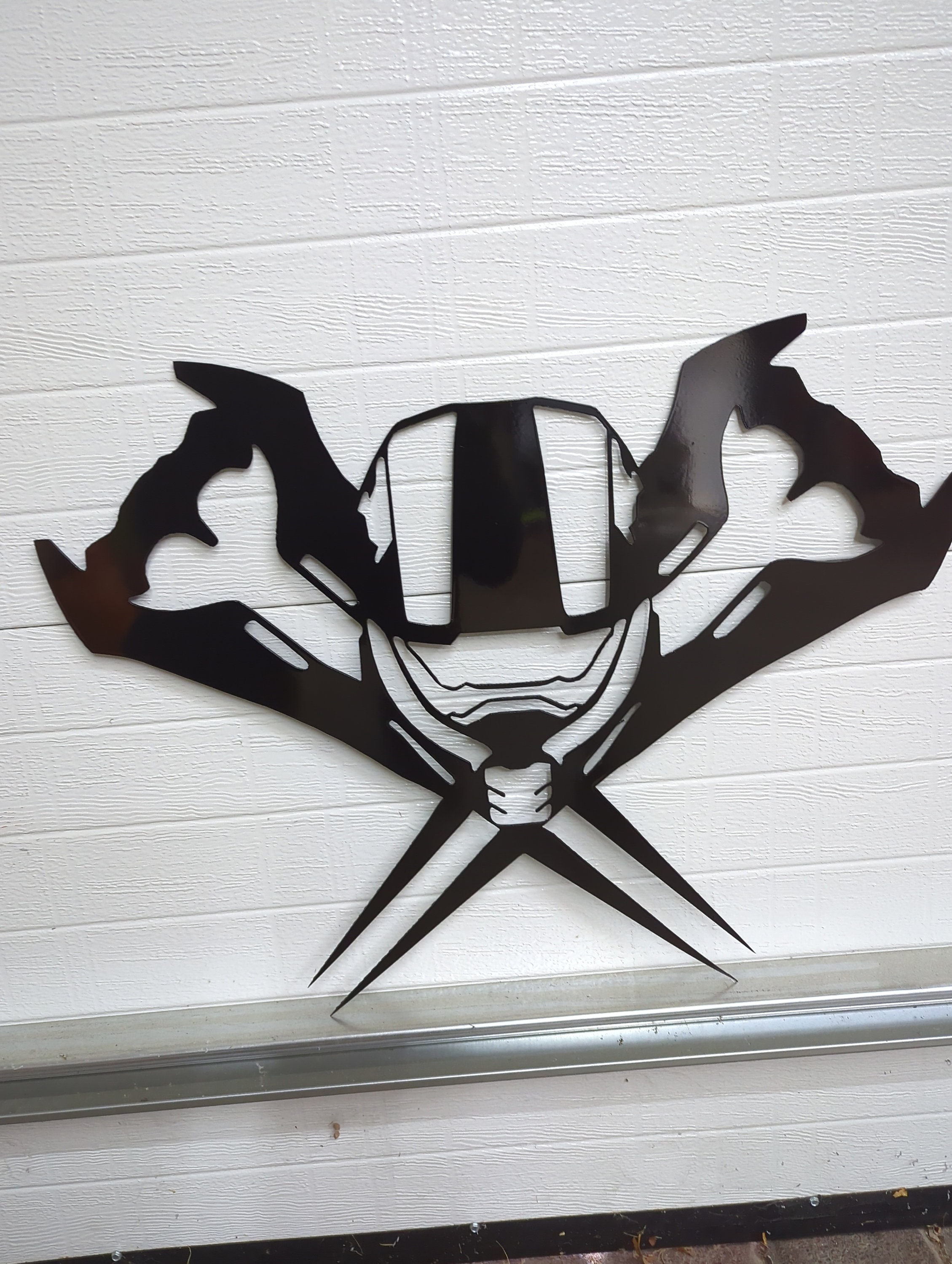 Halo Crossed Swords, Helmet CNC Design - Plasma, Laser, Water Jet Files ...