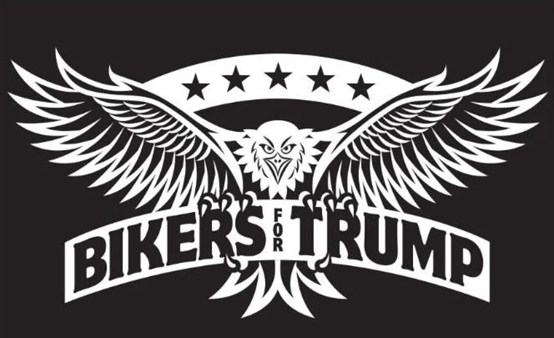 Bikers for Trump Eagle DXF and SVG Files Digital Download Ready to Cut ...