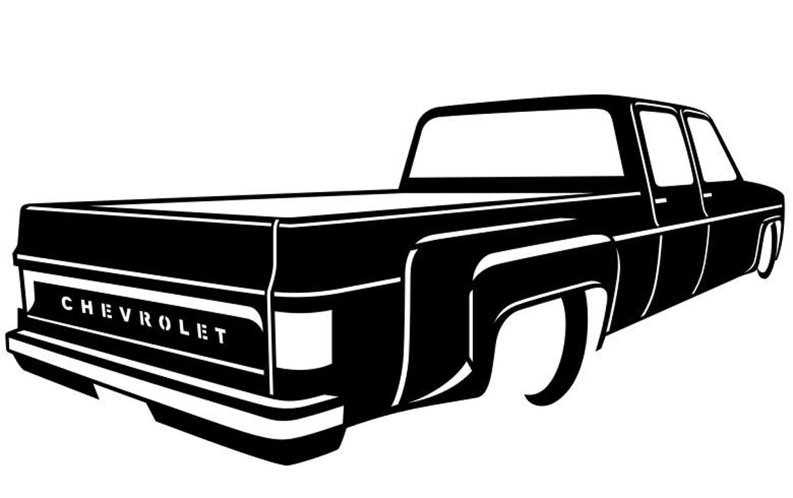 Chevy Dually DXF and SVG Ready Cut Files Plasma - Etsy