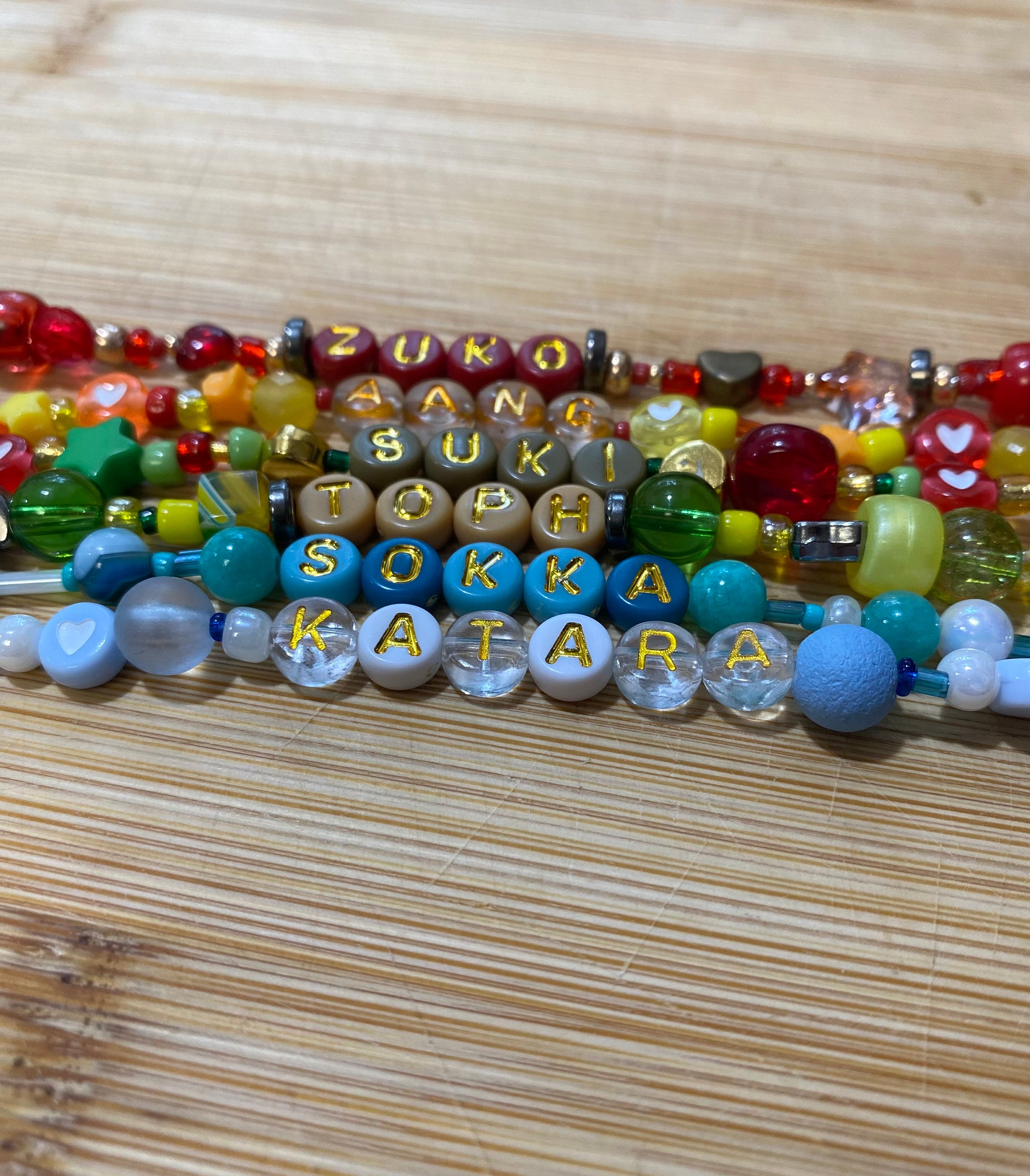 Avatar: the Last Airbender- Gaang Bracelets Pack - Etsy