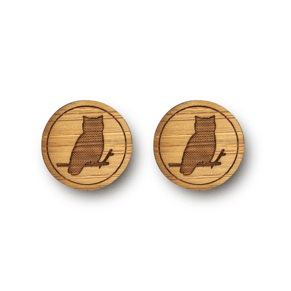 Wise Owl Cufflinks. Bird Cufflinks. Wood Cufflinks. Groomsmen - Etsy