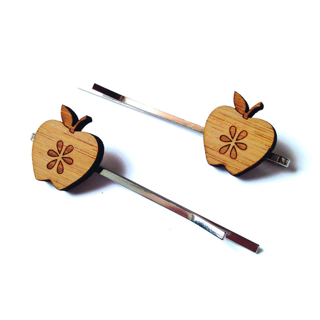 Little Apples. Apple Hair Pin. Hair Pin. Hair Clip. Hair - Etsy