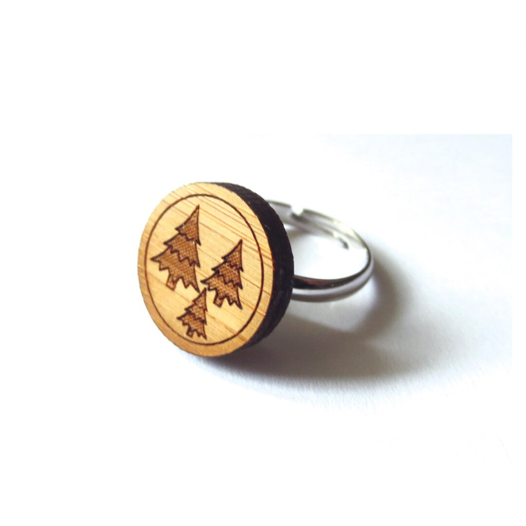 Fresh Forest Ring. Forest Ring. Tree Ring. Wood Ring. Gifts Under 25 ...