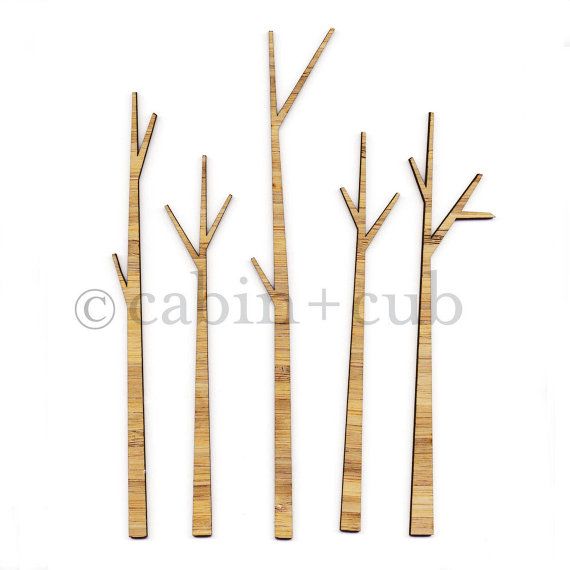 Trees Cake Topper Set Bamboo Wedding Cake Topper Rustic - Etsy Canada