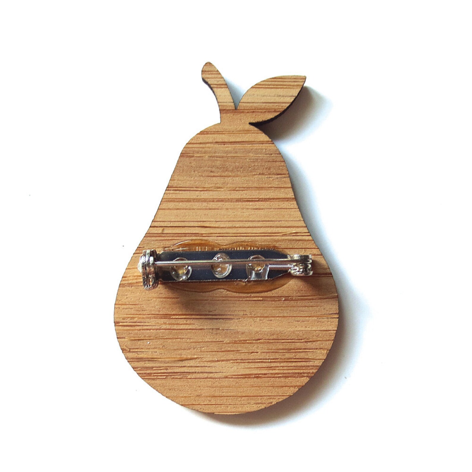 Fresh Pear Pin. Pear Pin. Pear Brooch. Wood Brooch. Wood Pin. - Etsy