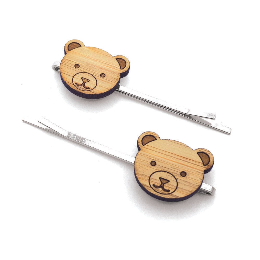 Little Bear. Bear Hair Pin. Hair Pin. Hair Clip. Hair | Etsy
