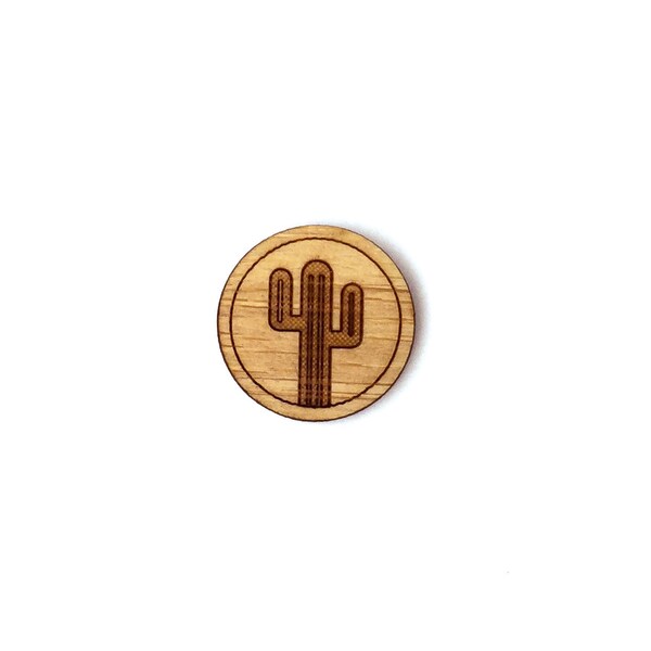 Cactus Pin - Etsy