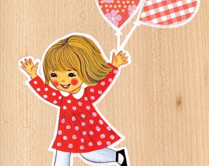 Girl and Balloons Limited Edition Print - Etsy
