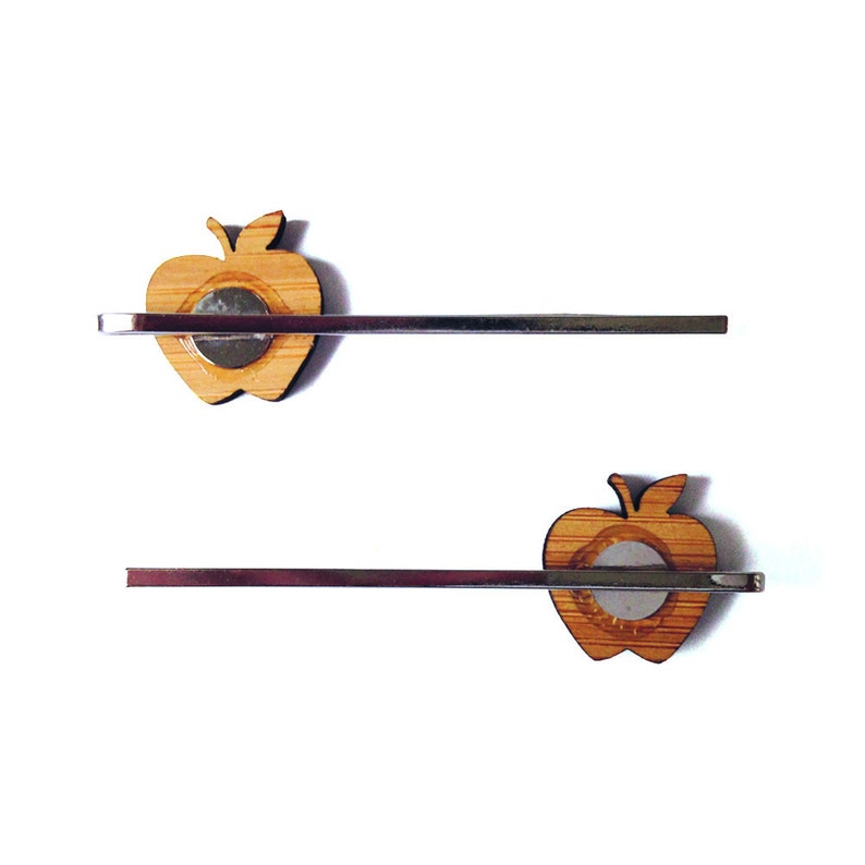 Little Apples. Apple Hair Pin. Hair Pin. Hair Clip. Hair - Etsy