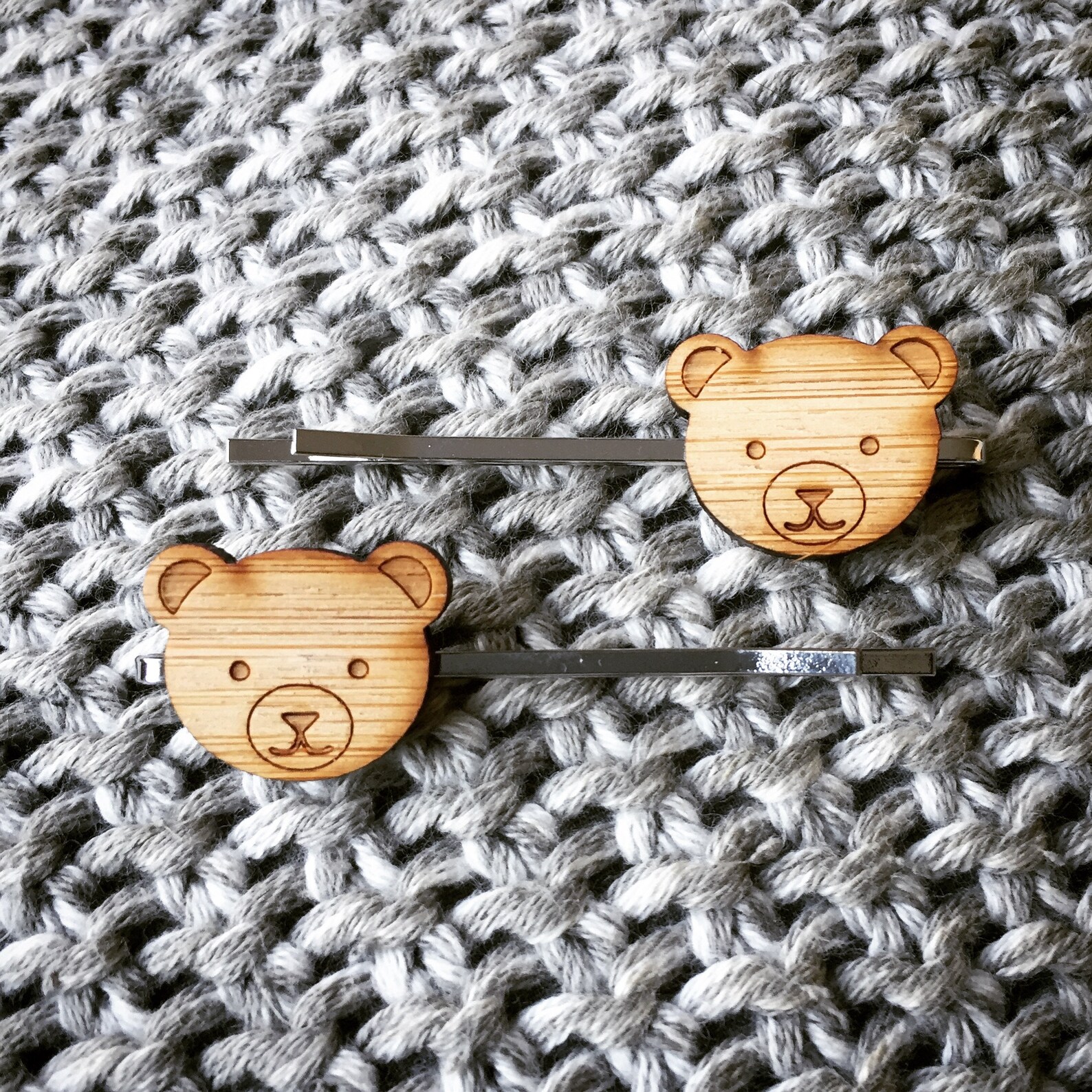Little Bear. Bear Hair Pin. Hair Pin. Hair Clip. Hair - Etsy