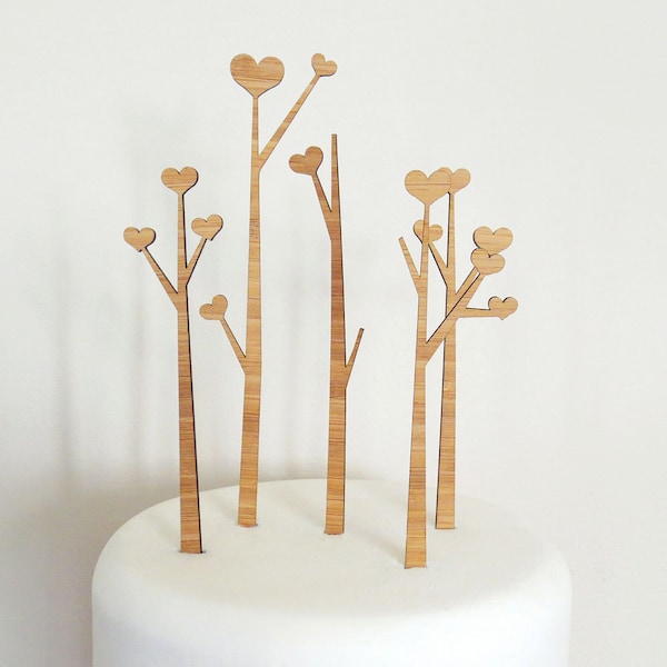 Tree Wedding Cake Topper - Etsy