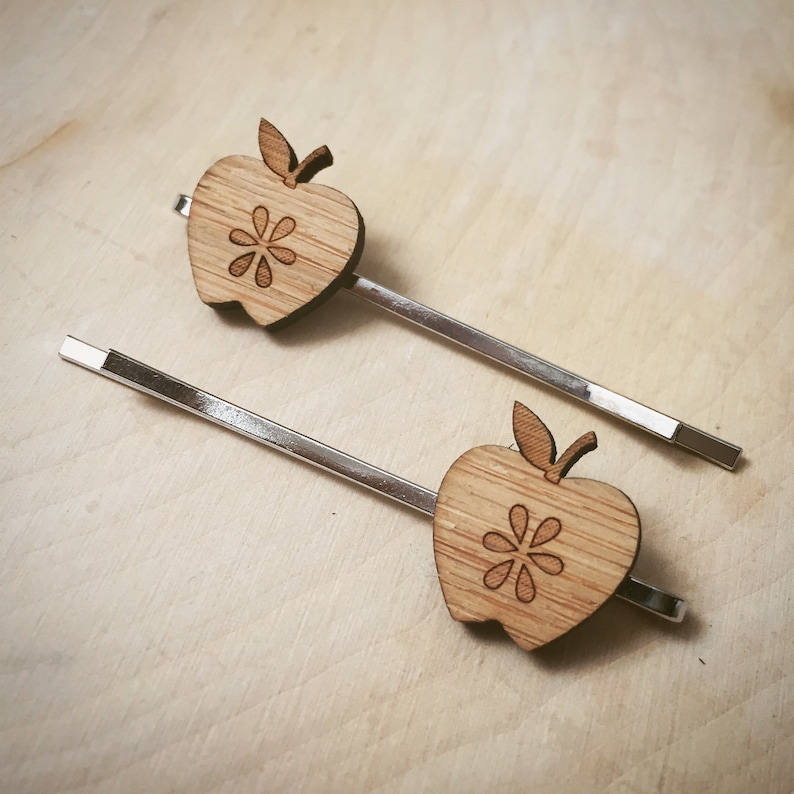 Little Apples. Apple Hair Pin. Hair Pin. Hair Clip. Hair - Etsy