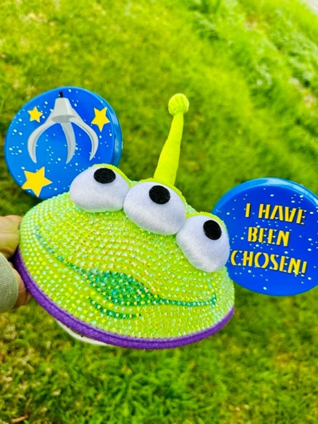Rhinestone Toy Story Aliens little Green Men Mickey Ears Hat - Etsy