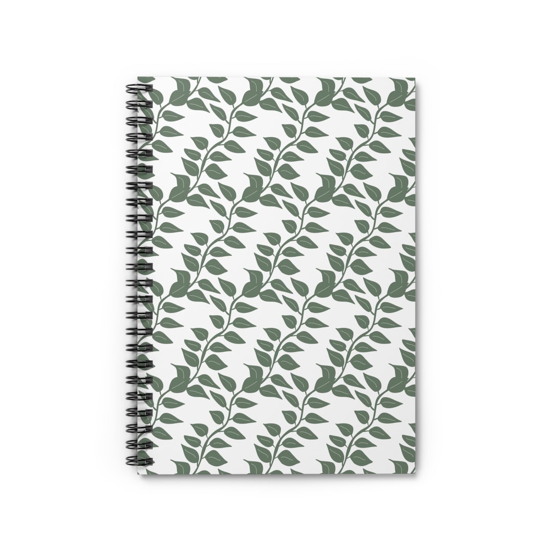 Vine Covered Spiral Notebook / Journal - Ruled Line - Etsy