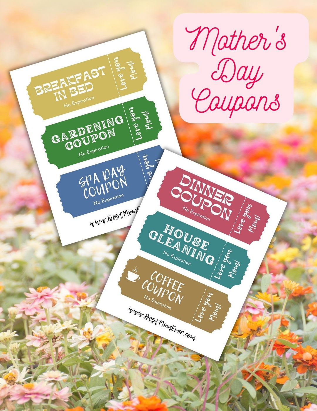 Mother's Day Coupons Instant Download Printable - Acts of Service ...