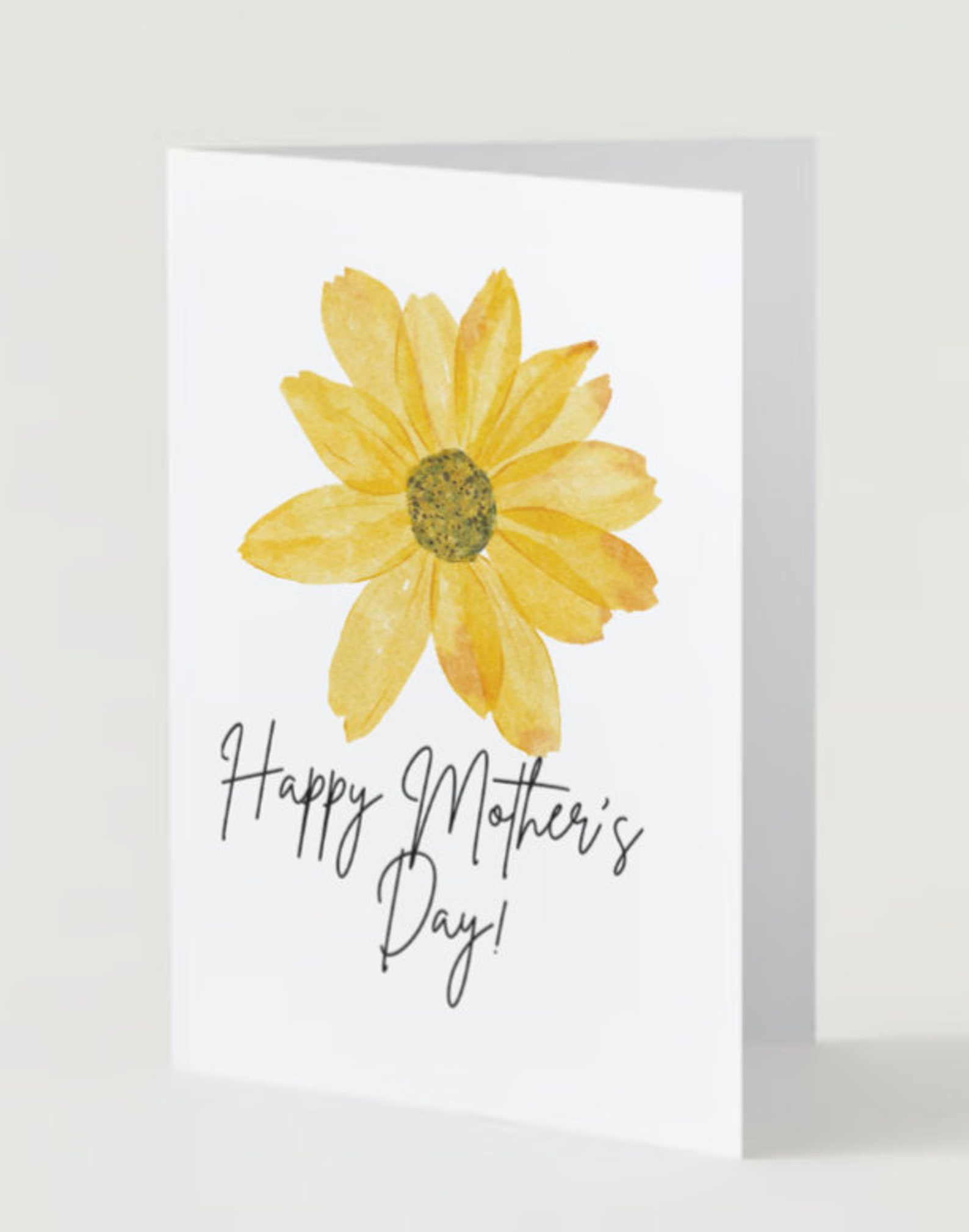 Happy Mother's Day Sunflower Printable Card - Floral Greeting Card ...