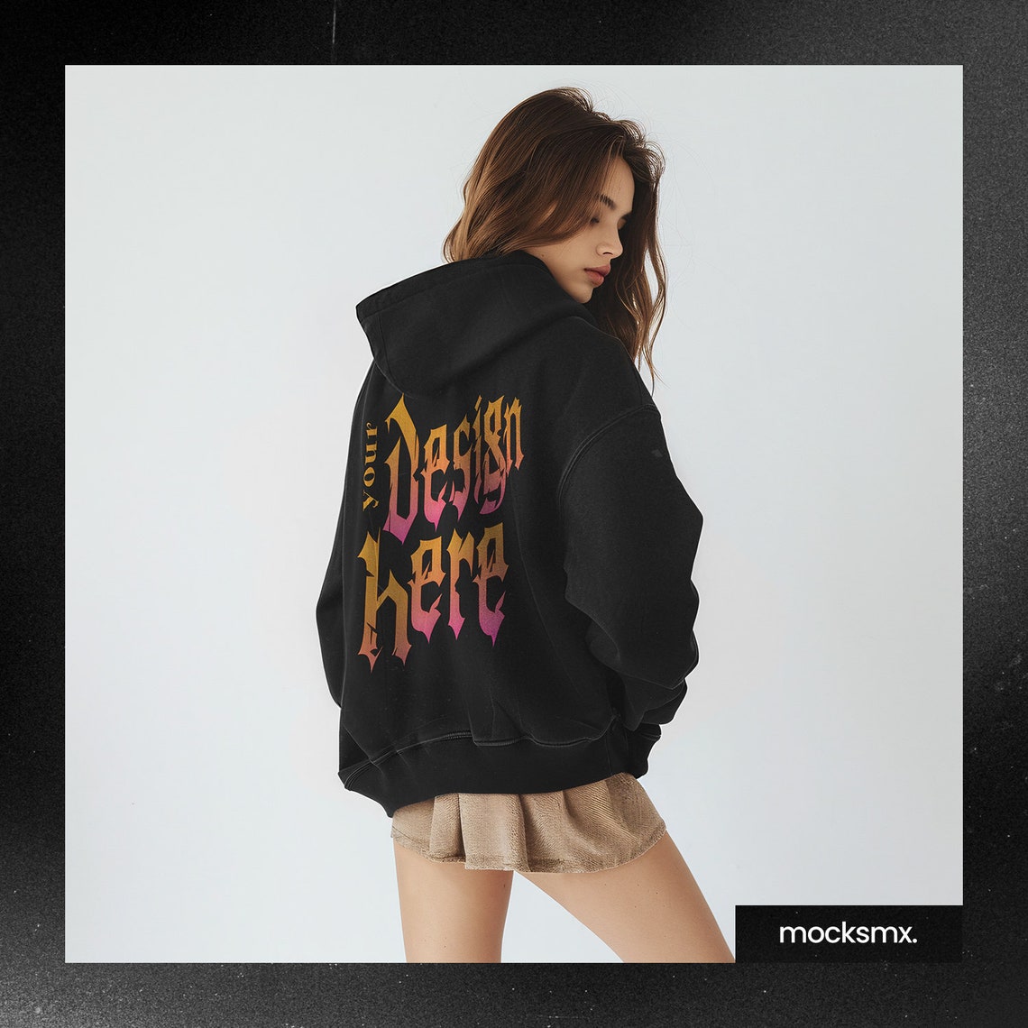 Black Hoodie Mockup Bundle, PSD File, Smart Object (digital Download ...