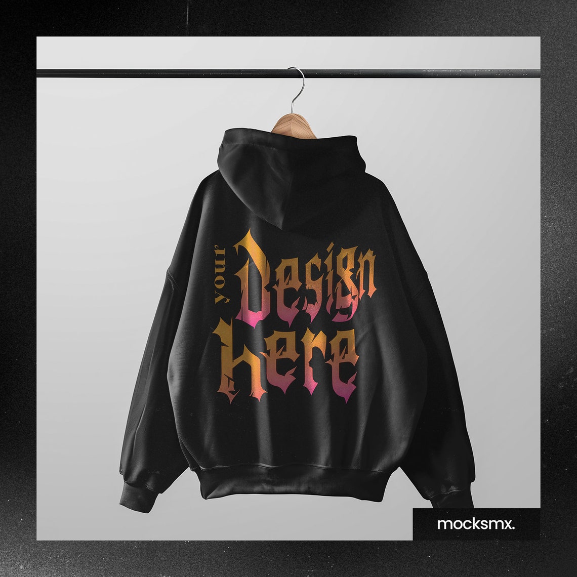 Black Hoodie Mockup Bundle, PSD File, Smart Object (digital Download ...