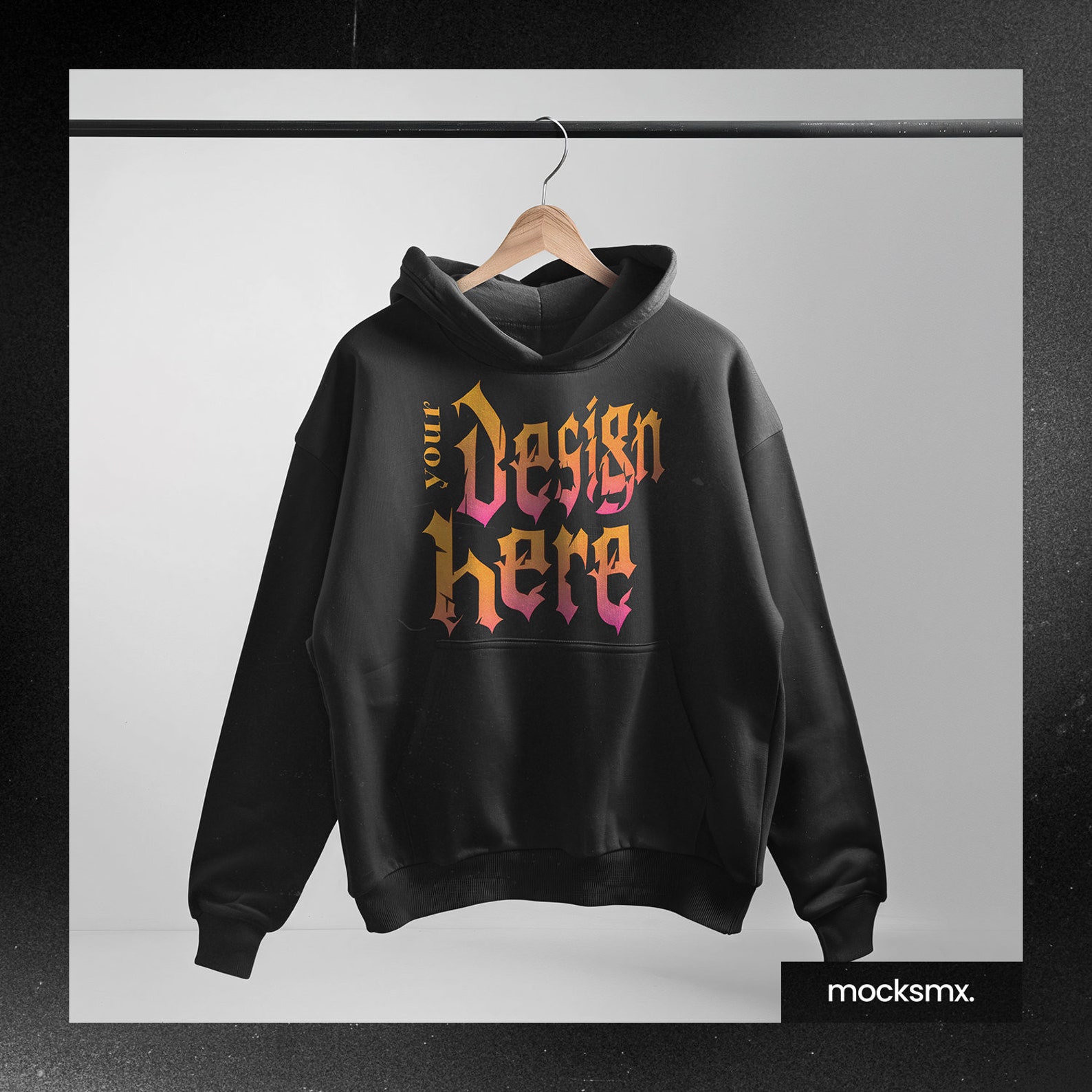 Black Hoodie Mockup Bundle, PSD File, Smart Object (digital Download ...
