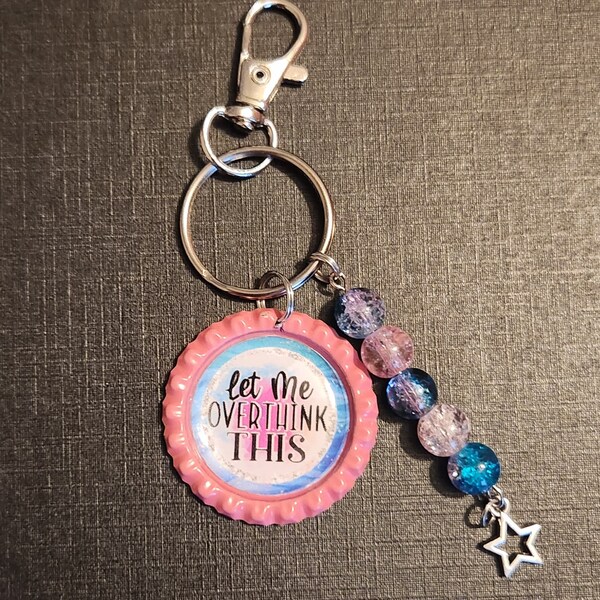 Bottlecap Keychain - Etsy