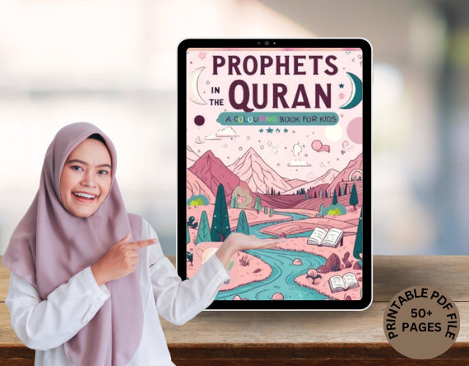 Prophets in the Quran Colouring Book for Kids - Etsy