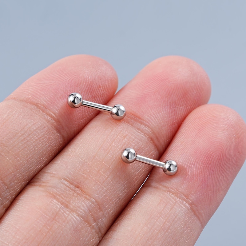 Barbell Earrings - Etsy