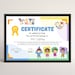 Teacher Appreciation Certificate Printable Wall Art Teacher Thank You ...