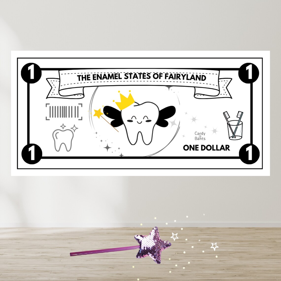 Tooth Fairy Money Printable: Play Reward Bucks (instant Download) - Etsy