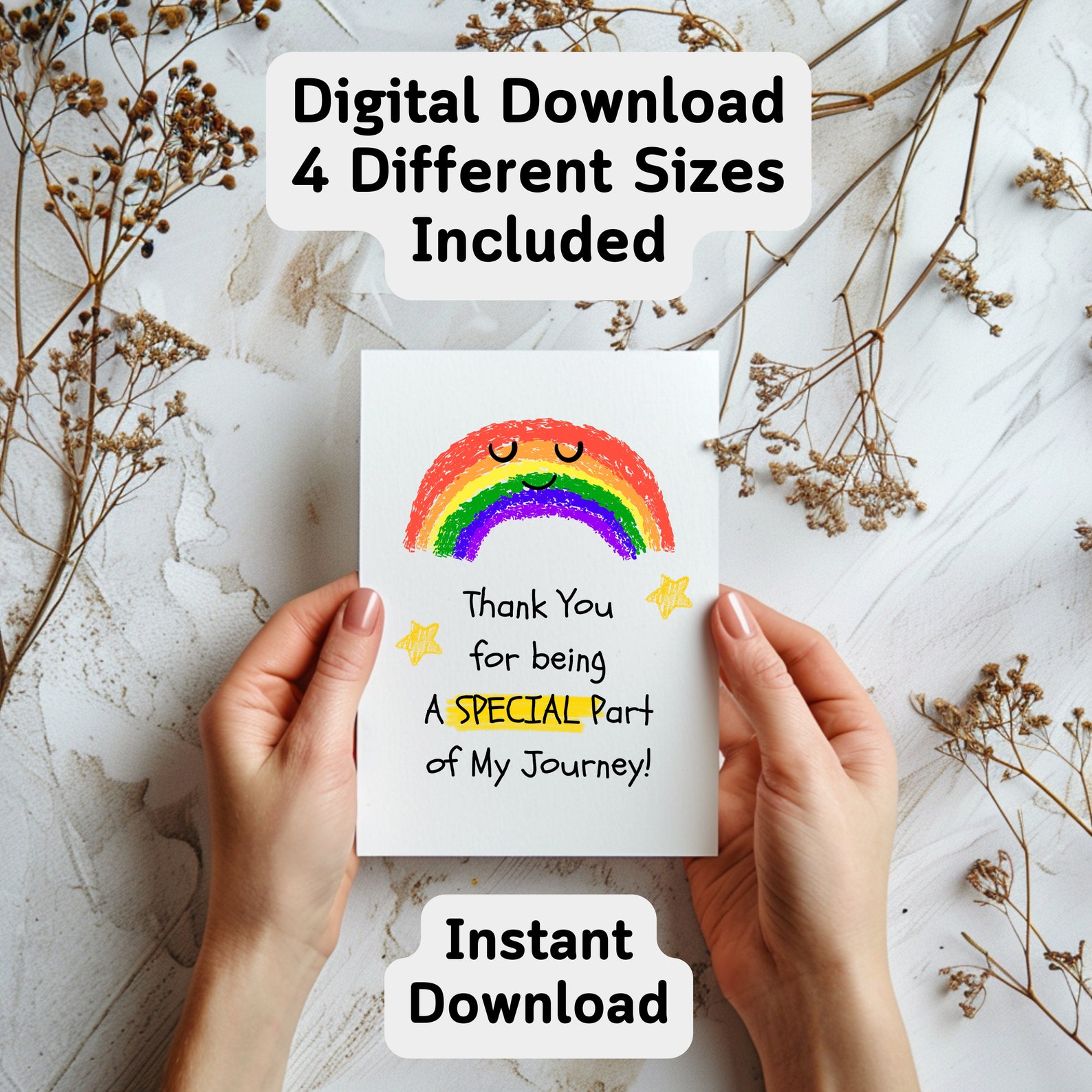 Best Principal Card Download Printable Wall Art, Rainbow Teacher Thank ...