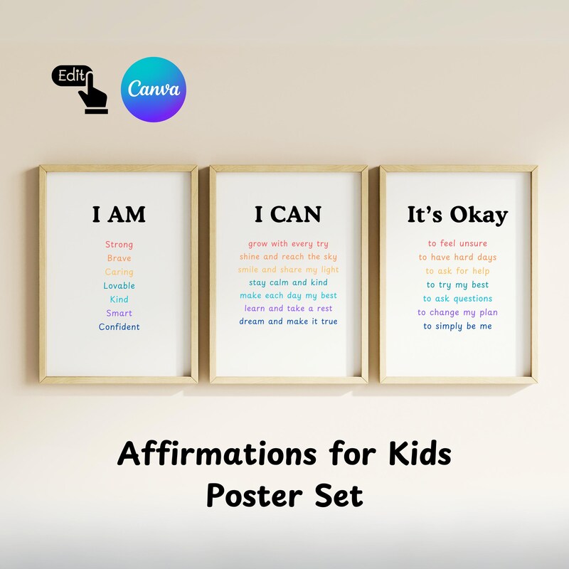 Affirmation Wall Art - Etsy