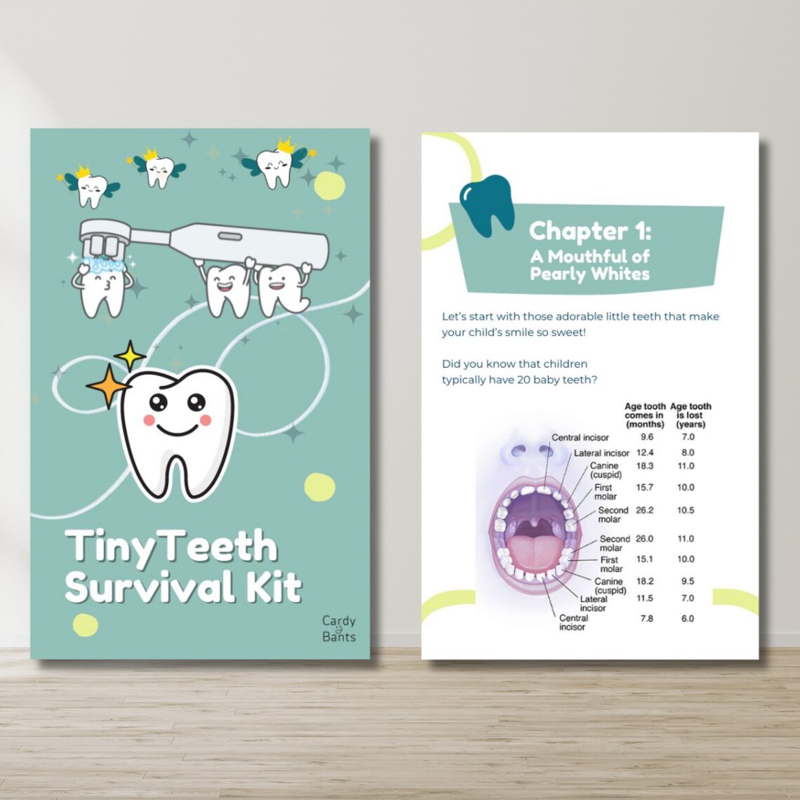 Tooth Fairy Ebook Tooth Tracker Printable Instant Download for Parents ...