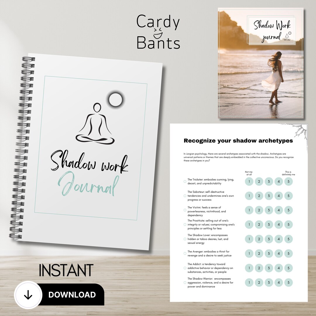 Shadow Work Journal Printable Bundle: Self-care & Mental Health (PDF ...