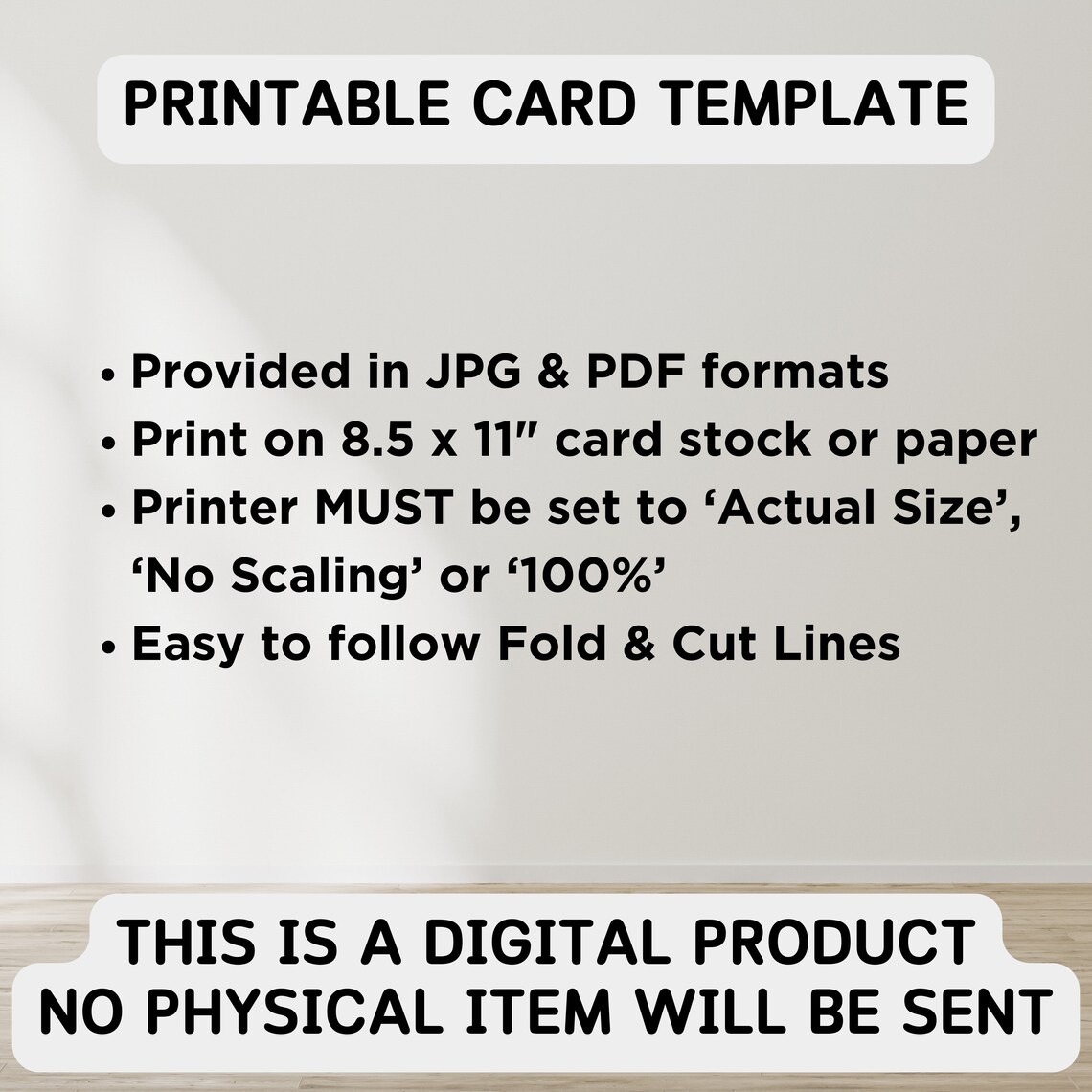 Parent Teacher Appreciation Printable Card Wall Art Thank You Gift ...