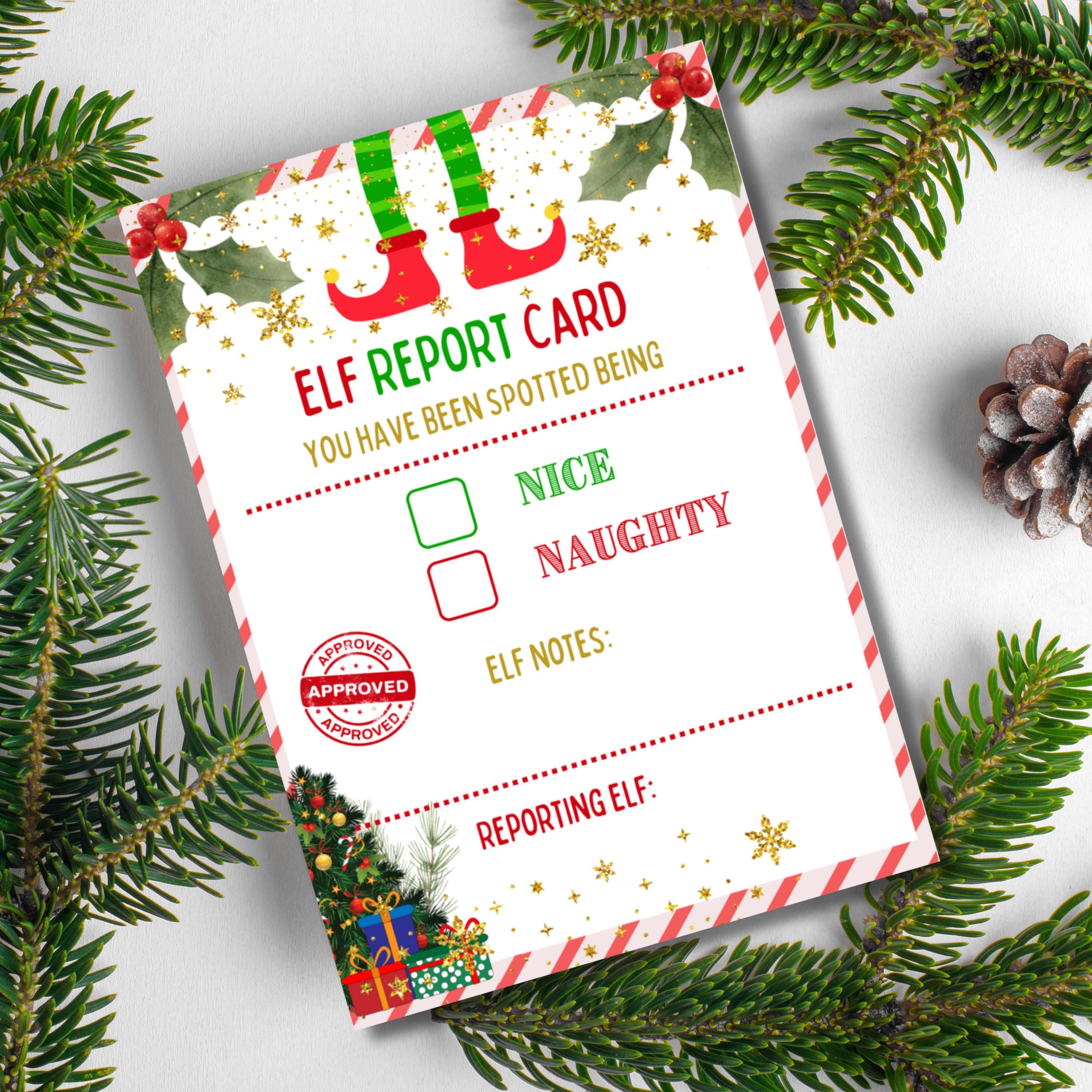 Customizable Elf Arrival Kit: Santa Letter, Nice List (printable) - Etsy