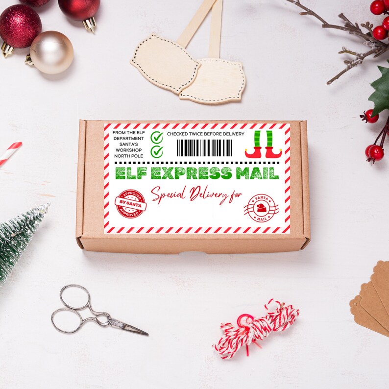 Customizable Elf Arrival Kit: Santa Letter, Nice List (printable) - Etsy